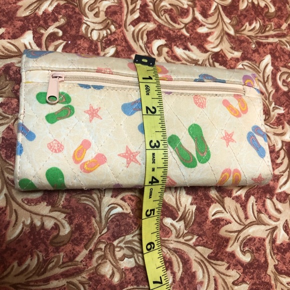 Bags | 31 Quilted Beach Theme Wallet | Poshmark